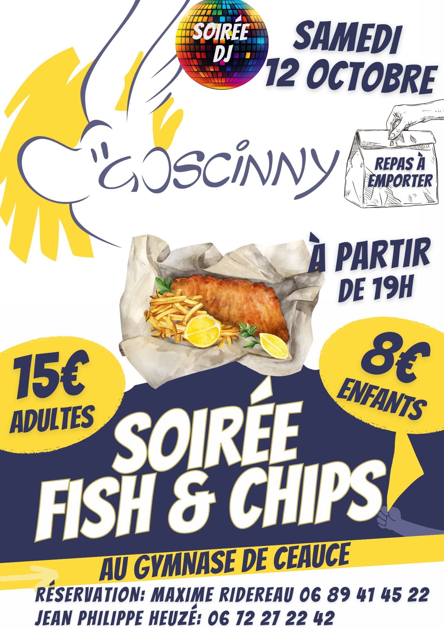Soirée fish & chips !!! - Collège René Goscinny